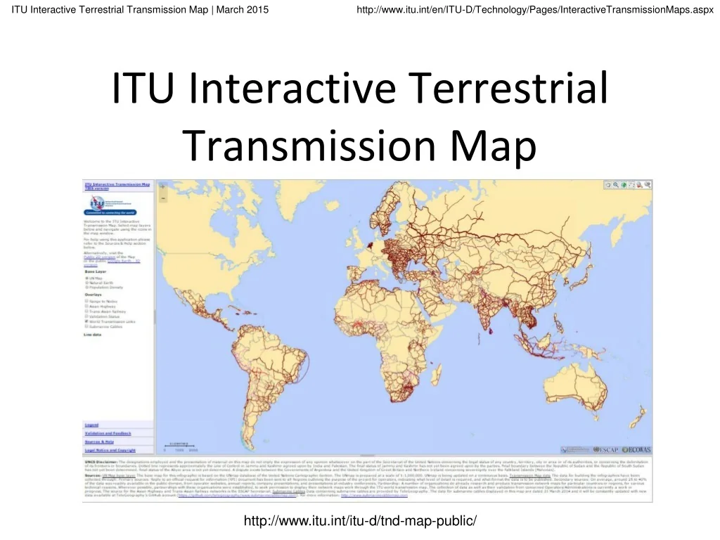 PPT - Broadband Capacity Indicators Interactive Map PowerPoint ...