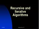 PPT - Recursive Algorithms PowerPoint Presentation, free download - ID ...