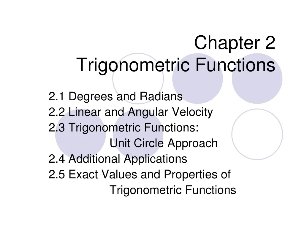 PPT - Mastering Trigonometric Functions: Insights and Applications ...