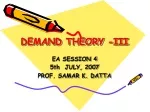 PPT - The theory of demand PowerPoint Presentation, free download - ID ...