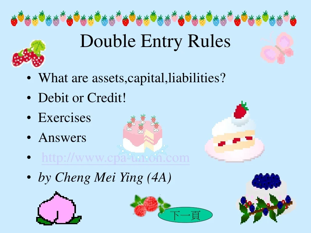 PPT - Understanding Double Entry Accounting: Assets, Liabilities, and ...