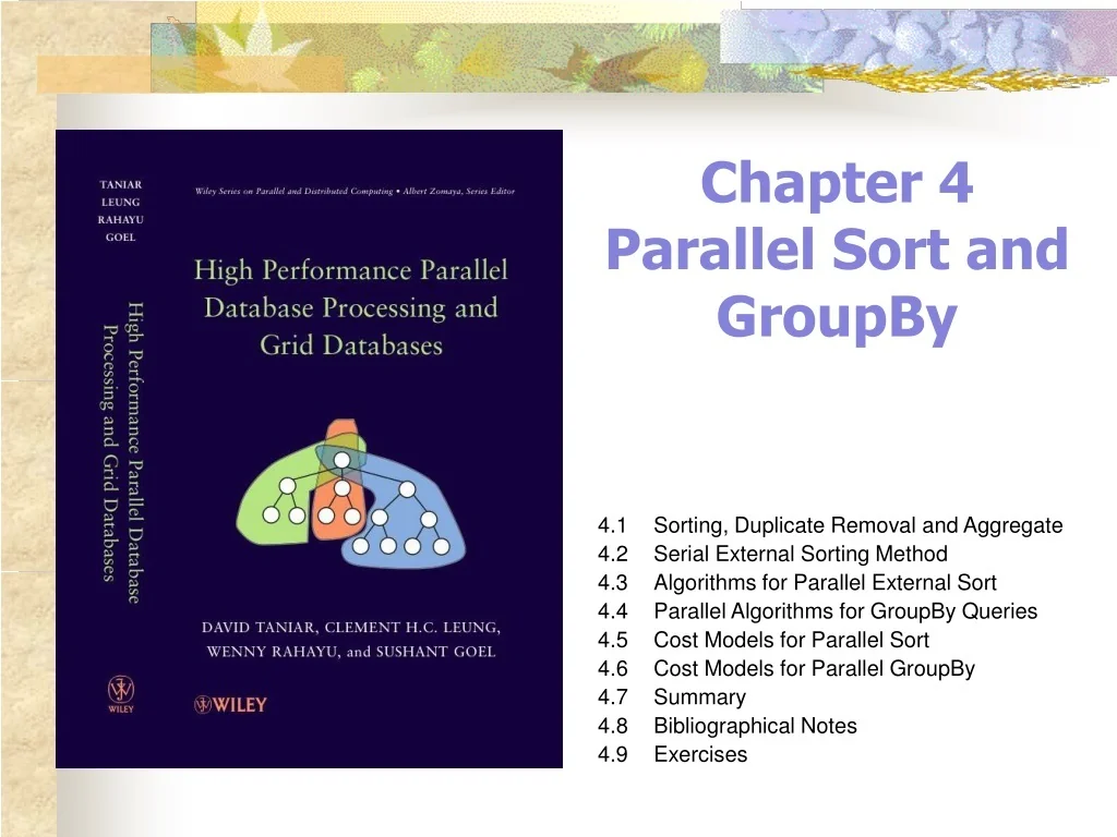 PPT - Efficient Parallel Sorting and GroupBy Techniques PowerPoint ...