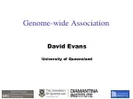 PPT - Genome-wide association studies (GWAS) PowerPoint Presentation ...