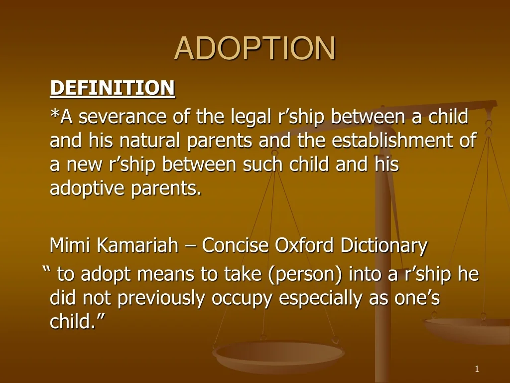 PPT - Legal Adoption Laws in Malaysia - A Comprehensive Overview ...