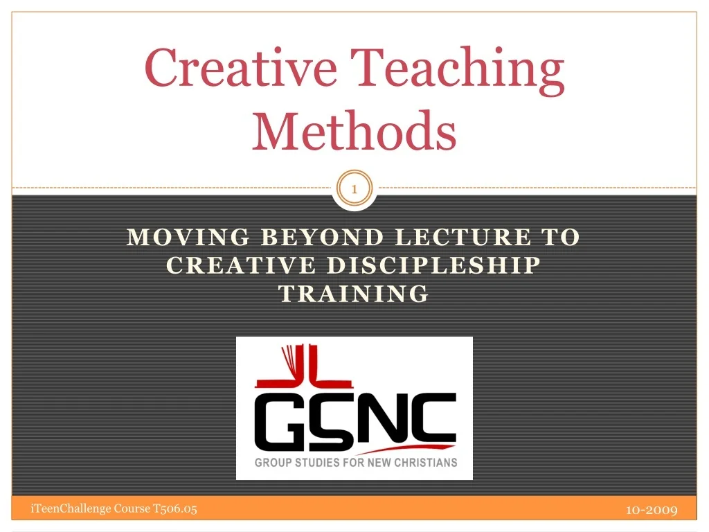 PPT - Creative Teaching Methods PowerPoint Presentation, free download ...