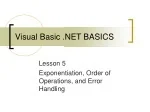 PPT - Introduction to Visual Basic .NET PowerPoint Presentation, free ...