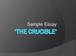PPT - The Crucible PowerPoint Presentation, free download - ID:2265751