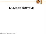 PPT - The Historical development of number and number systems ...