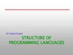PPT - Structure of Programming Language PowerPoint Presentation, free download - ID:5161834