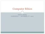 PPT - Computer Security Ethics PowerPoint Presentation, free download ...