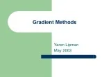 PPT - Multidimensional Gradient Methods in Optimization PowerPoint ...