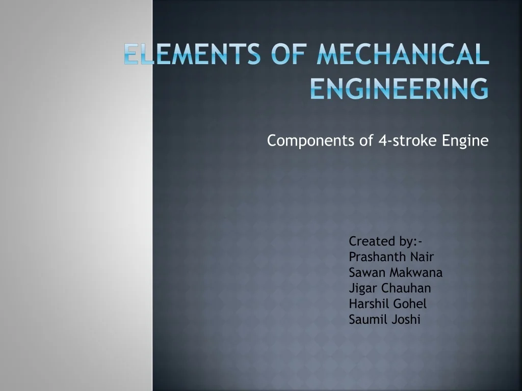 PPT - Essential Components of 4-Stroke Engine PowerPoint Presentation ...