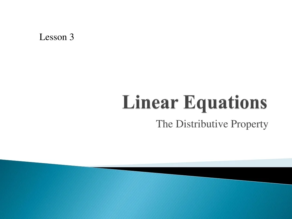 PPT - Mastering the Distributive Property: Equations and Expressions ...