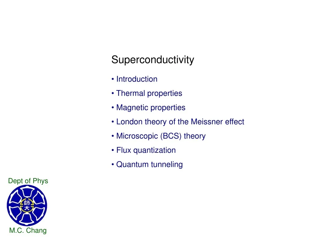 PPT - Superconductivity PowerPoint Presentation, free download - ID:9539328