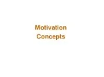 PPT - Basic Motivation Concepts PowerPoint Presentation, free download ...