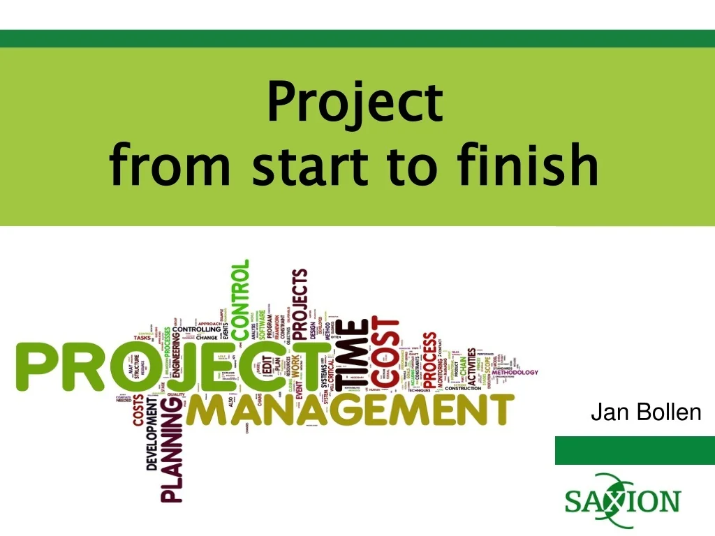 PPT - Project from start to finish PowerPoint Presentation, free ...