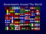 PPT - There are many different types of governments around our world ...