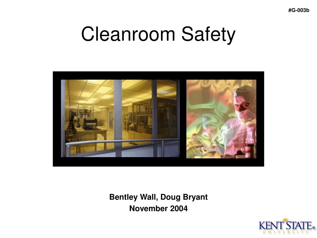 PPT - Cleanroom Safety Guidelines for Personal Protection in Bentley ...