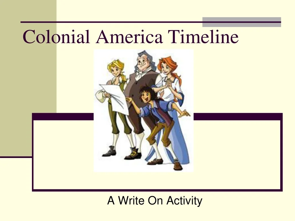 PPT - Colonial America Timeline PowerPoint Presentation, free download ...