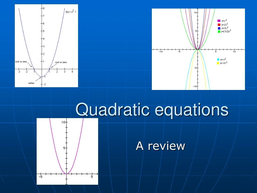 PPT - Quadratic equations PowerPoint Presentation, free download - ID ...