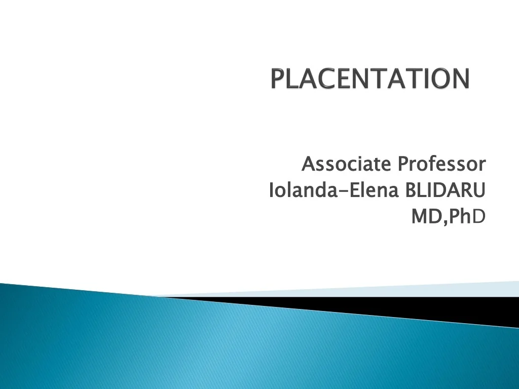 PPT - Architectural Study of the Placenta: Macroscopic Anatomy and ...