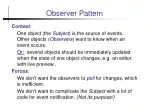 PPT - Observer Pattern PowerPoint Presentation, free download - ID:1713293
