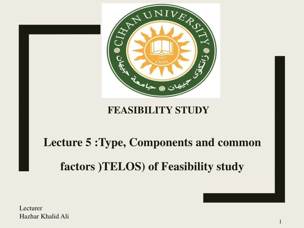 PPT - Feasibility Study PowerPoint Presentation, free download - ID:9546009