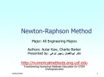 PPT - Newton Raphson Method PowerPoint Presentation, free download - ID ...