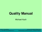 PPT - QUALITY MANUAL PowerPoint Presentation, free download - ID:5731357