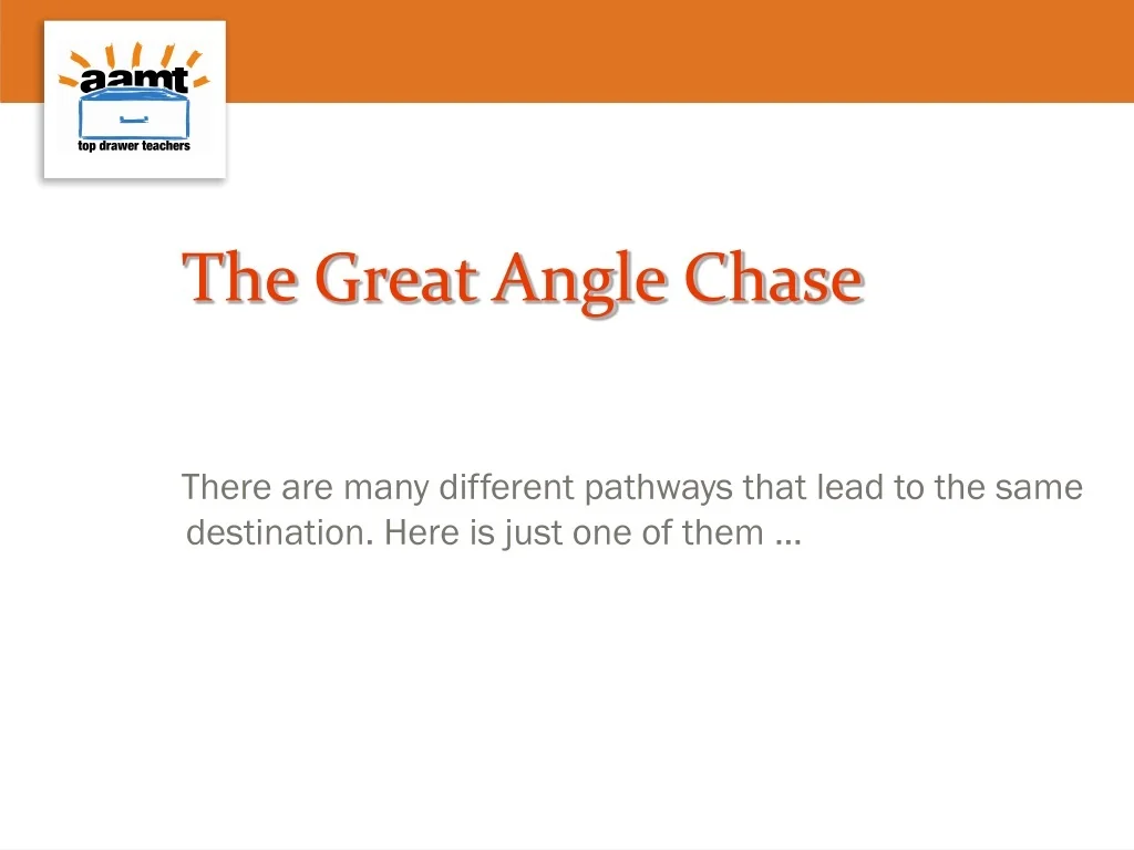 PPT - The Great Angle Chase PowerPoint Presentation, free download - ID ...