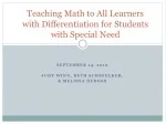 PPT - Teaching Math to Students With Exceptional Needs PowerPoint ...