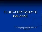 PPT - Integrative Physiology II: Fluid and Electrolyte Balance ...