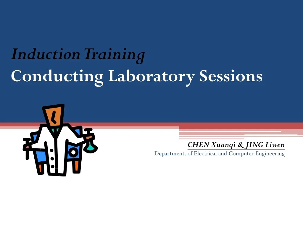 PPT - Induction Training Conducting Laboratory Sessions PowerPoint ...