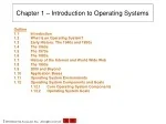 PPT - CHAPTER 1 INTRODUCTION TO OPERATING SYSTEMS PowerPoint ...