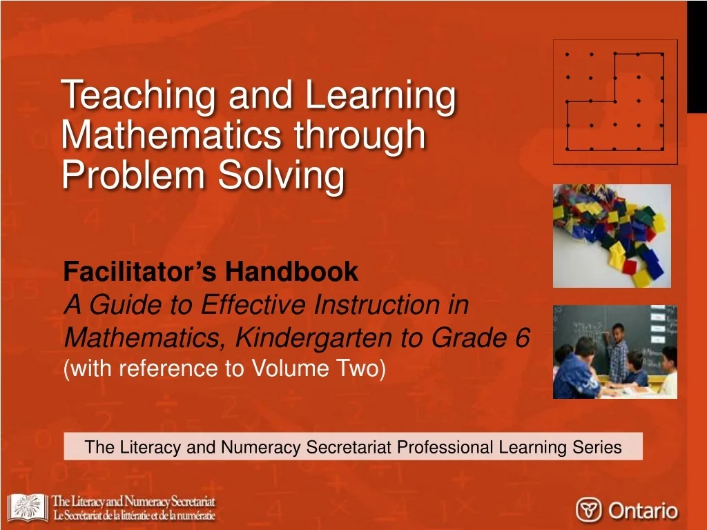 PPT - Effective Mathematics Teaching through Problem Solving PowerPoint ...