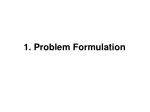 PPT - Problem Formulation: Problem Statements and Research Objectives ...
