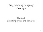 PPT - Programming Language Concepts PowerPoint Presentation, free ...