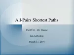 PPT - Lecture11- All-pairs shortest paths PowerPoint Presentation, free ...