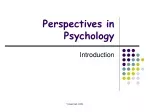 PPT - Perspectives in Psychology PowerPoint Presentation, free download ...