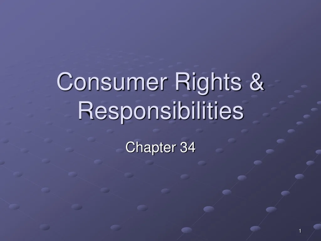 PPT - Empowering Consumers: Know Your Rights, Fulfill Your ...