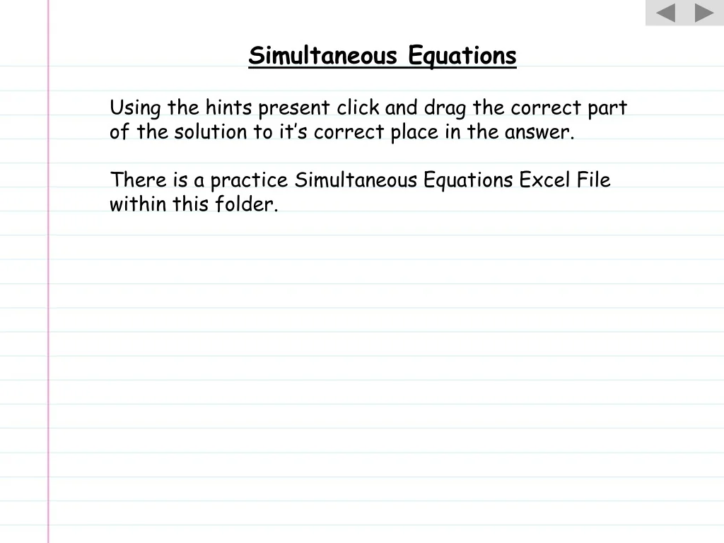 PPT - Simultaneous Equations PowerPoint Presentation, free download ...