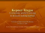 PPT - Kepner-Tregoe Methodology PowerPoint Presentation, free download ...