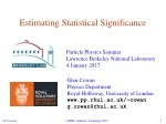PPT - Statistical vs Clinical Significance PowerPoint Presentation ...