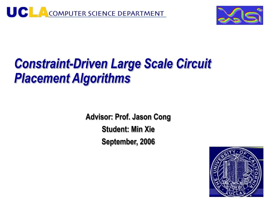 PPT - Constraint-Driven Large Scale Circuit Placement Algorithms PowerPoint Presentation - ID ...