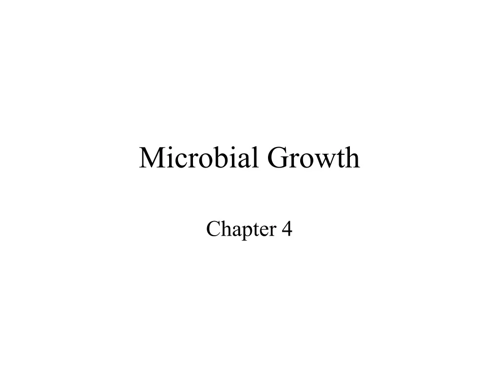 PPT - Microbial Growth PowerPoint Presentation, free download - ID:9558159