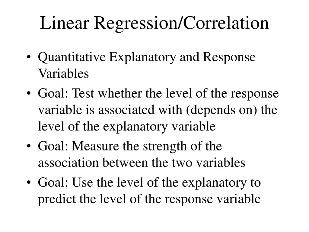 PPT - Linear Regression and Correlation in Data Analysis PowerPoint Presentation - ID:9559448