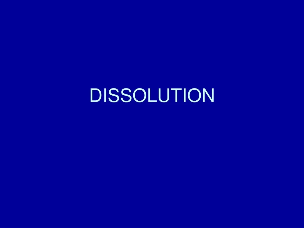PPT - Mineral Dissolution Reactions and Solubility Equilibrium ...