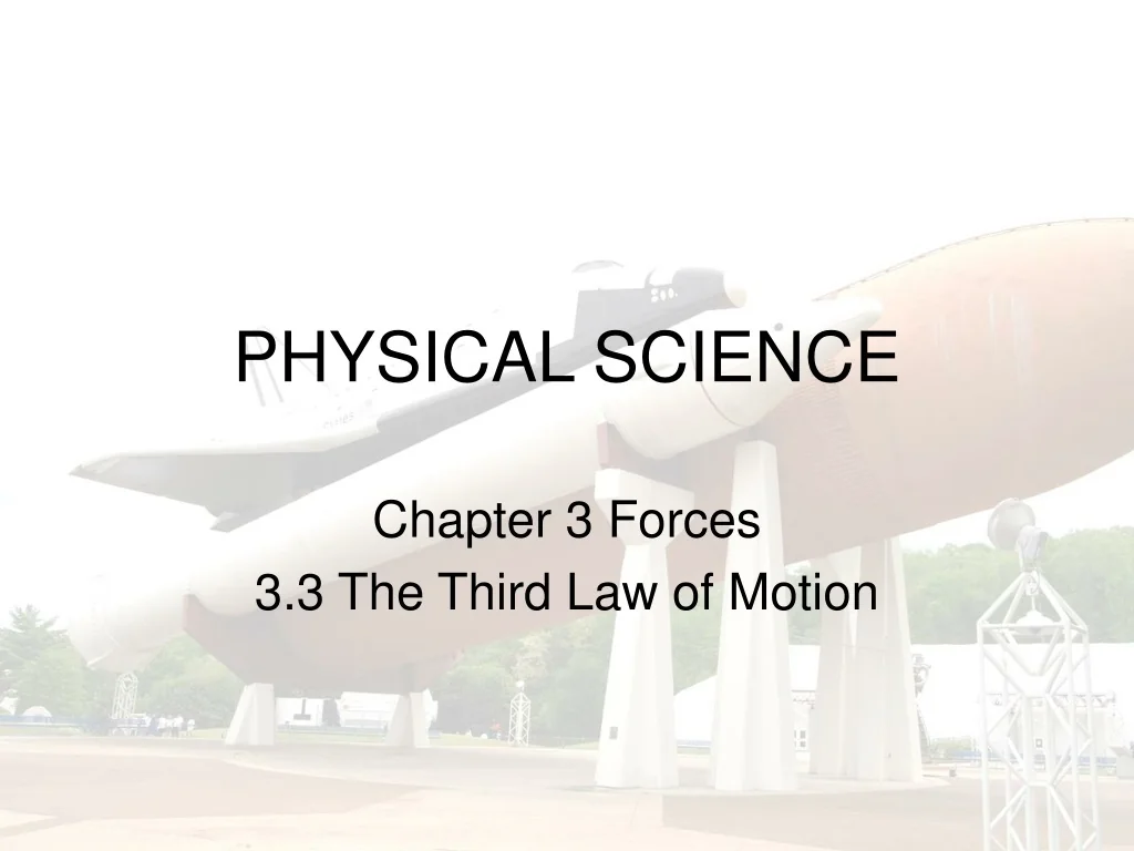 PPT - PHYSICAL SCIENCE PowerPoint Presentation, free download - ID:9560022