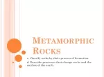 PPT - Chapter 25. Metamorphic Facies and Metamorphosed Mafic Rocks ...