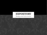 PPT - Expository TEXTS PowerPoint Presentation, free download - ID:4954128